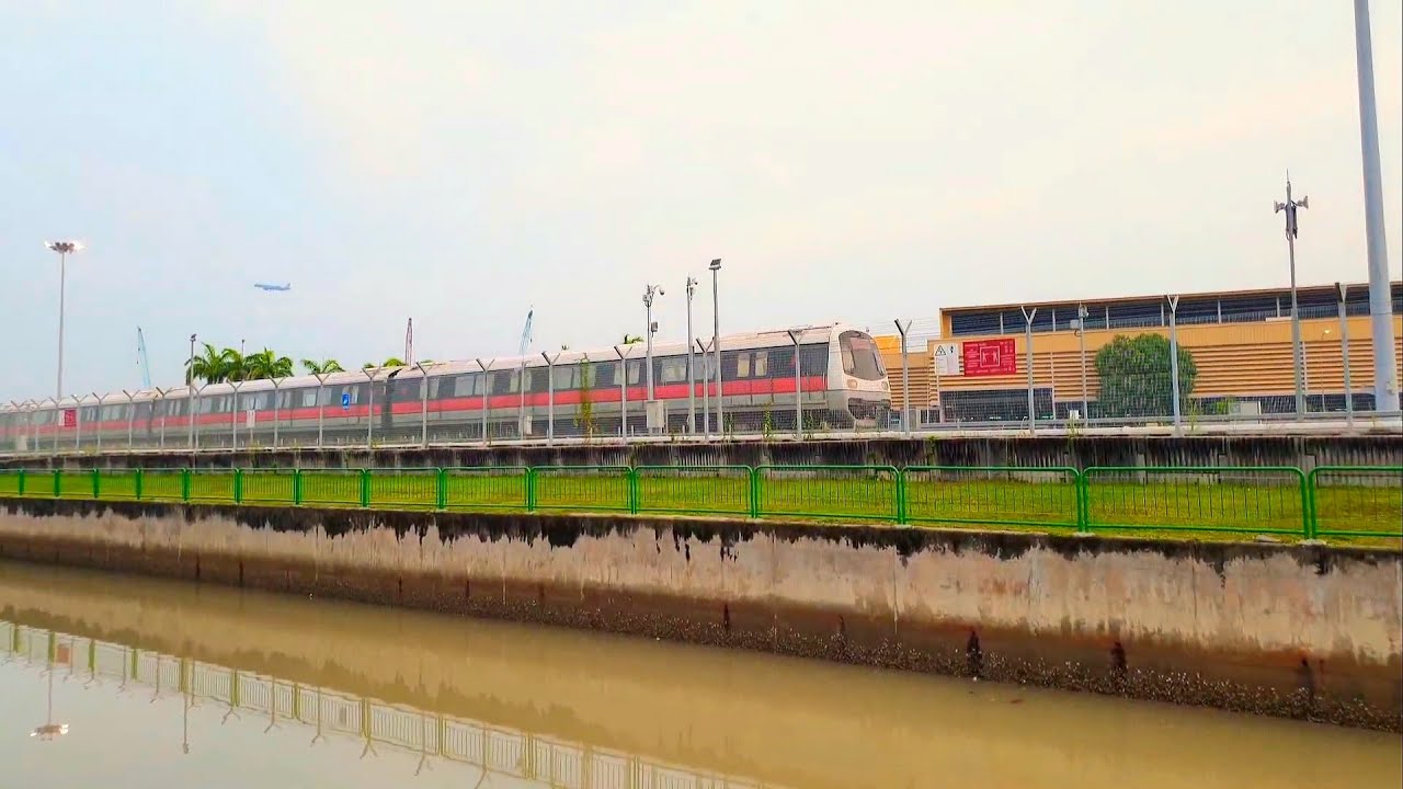 [4K] SMRT East West Line Changi Depot Trainspotting Plus C151 And C151A ...