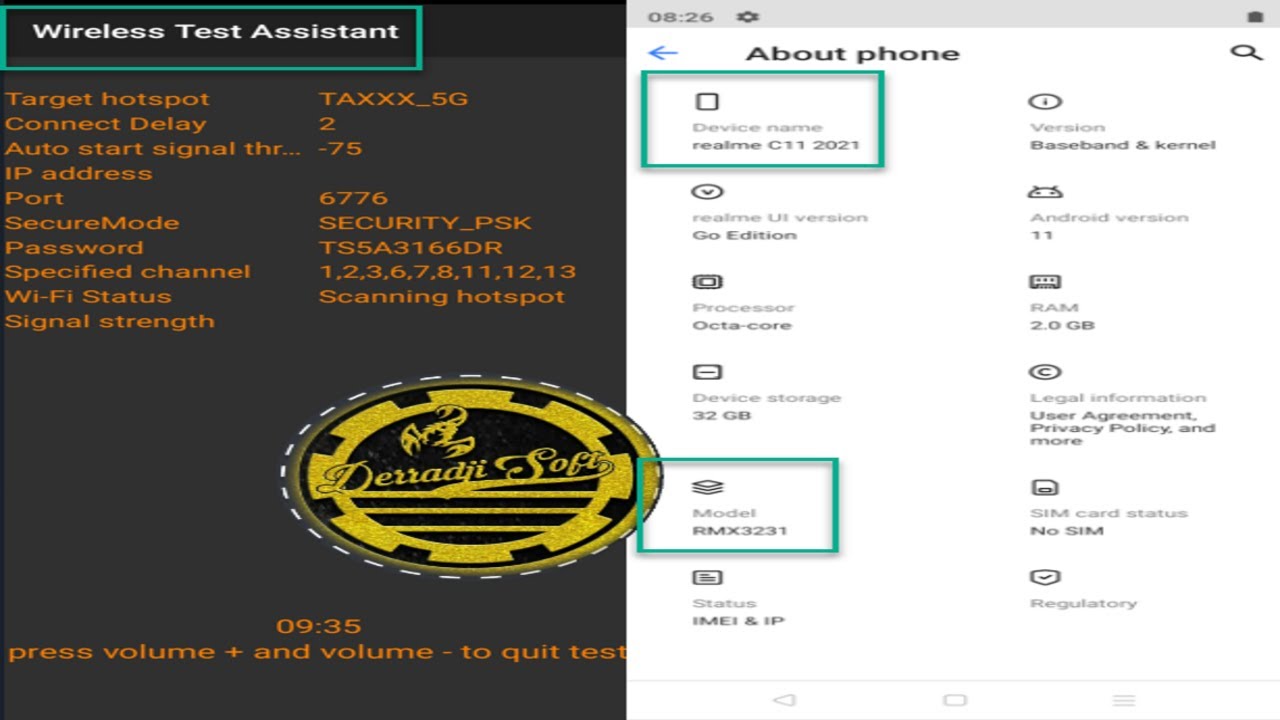 حل مشكلة Wireless Test Assistant هاتف Realme C11 2021 - YouTube