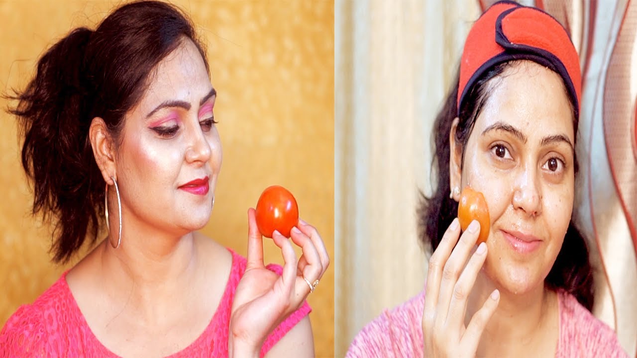Tomato Facial for Glowing & Whitening Skin | Removes Sun Tan ...