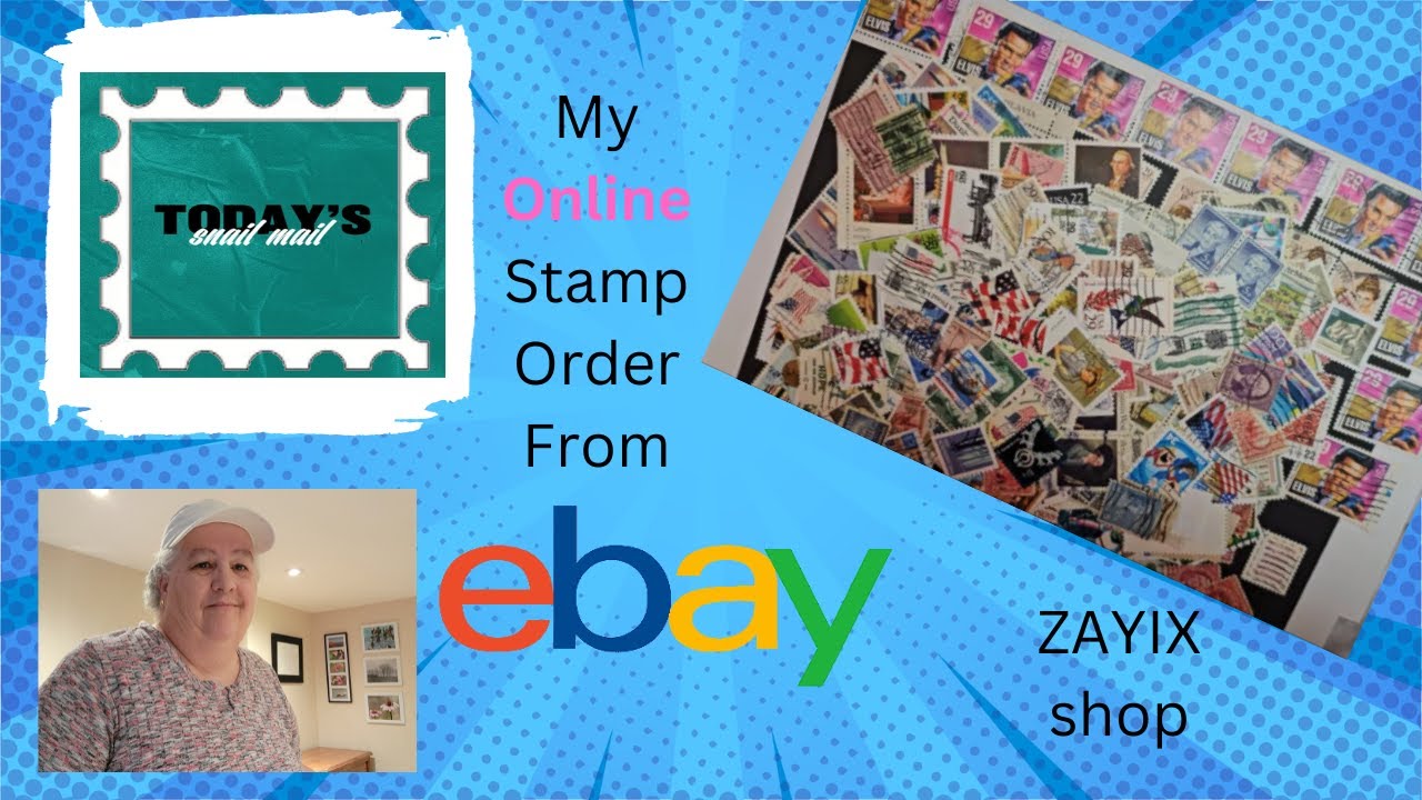 Postage Stamps: My ebay Online Order - ZAYIX - YouTube