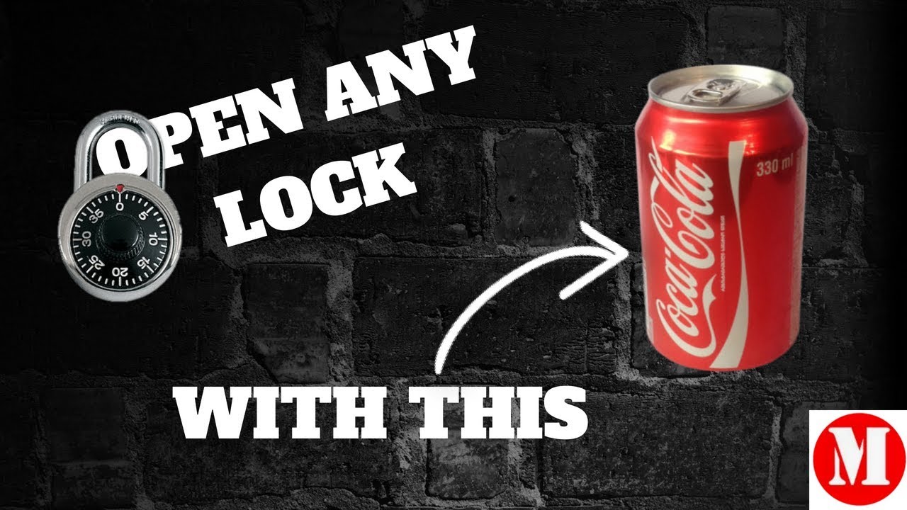 MAN CRAFTS | Open Lock w/ Soda Can! | Ep. 17 - YouTube