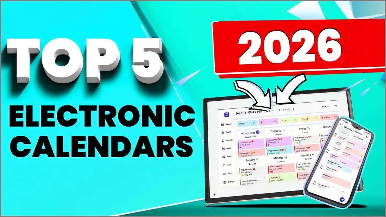 Top 5 BEST Electronic Calendars 2026 - YouTube