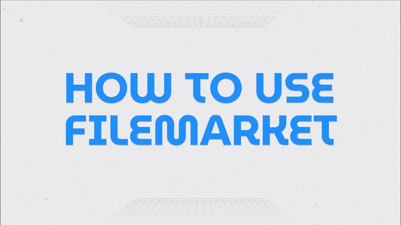 How to use FileMarket - YouTube