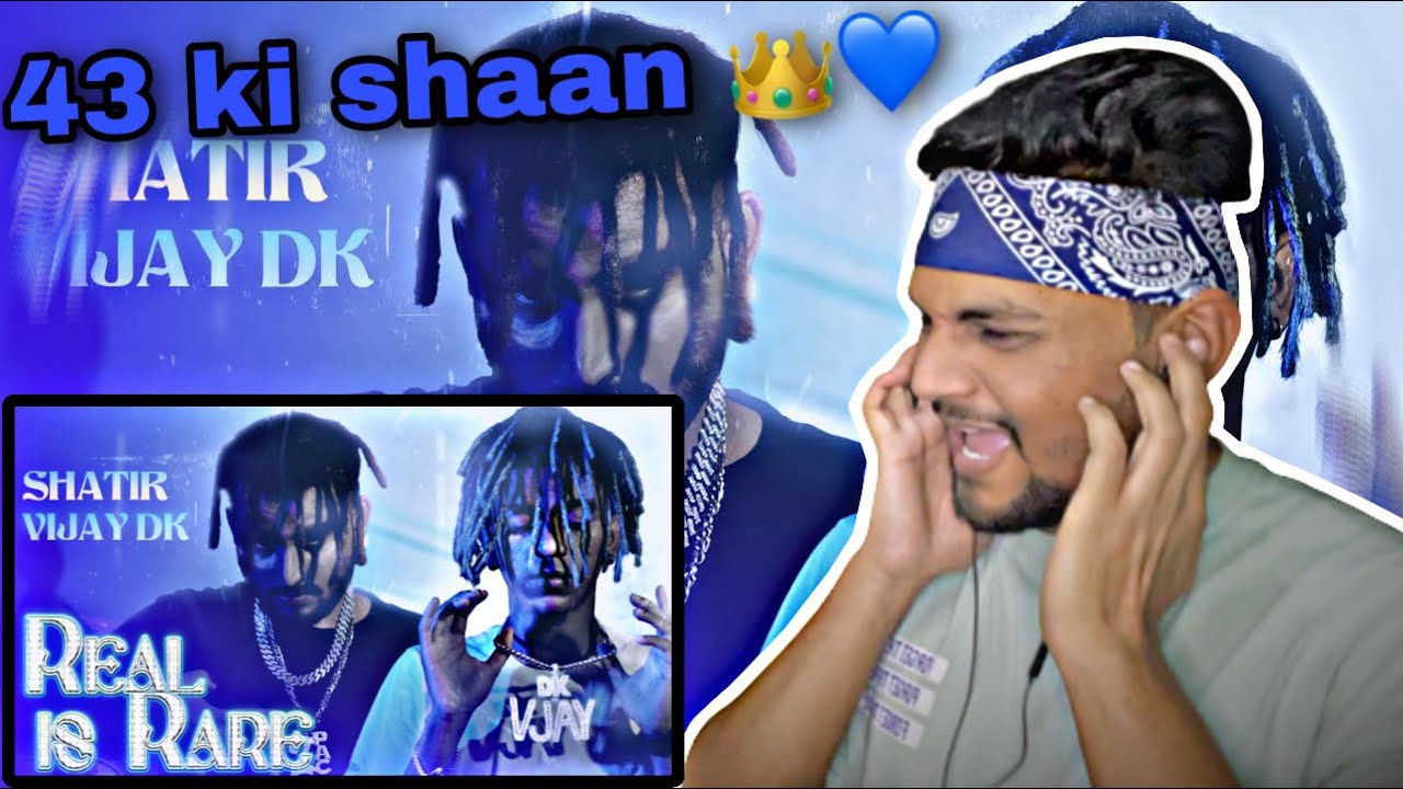 SHATIR - REAL IS RARE ft. VIJAY DK (Official Video) | REACTION | West ...
