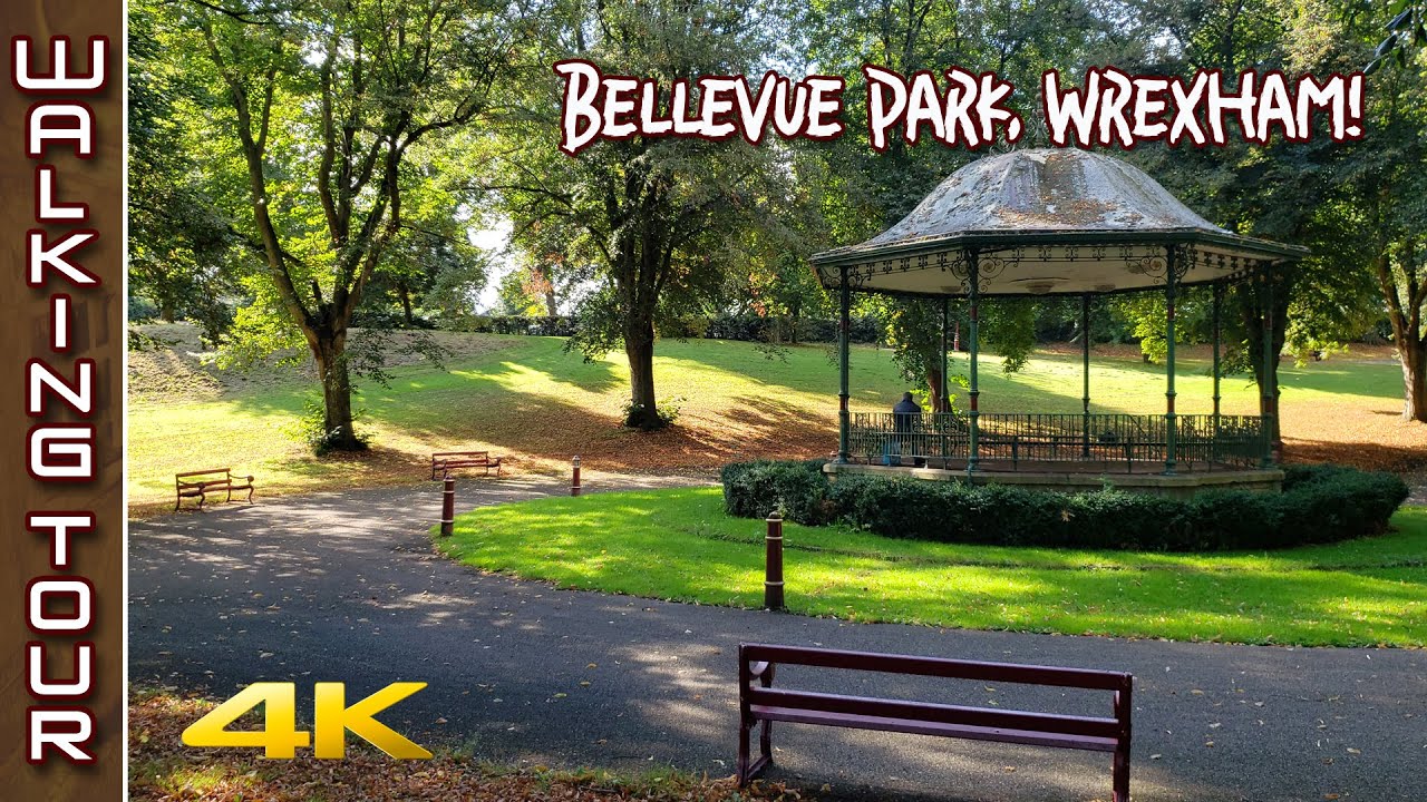 Walking Tour - Bellevue Park Wrexham ( 31.06mins/sec) 【4K HDR】🇬🇧 - YouTube