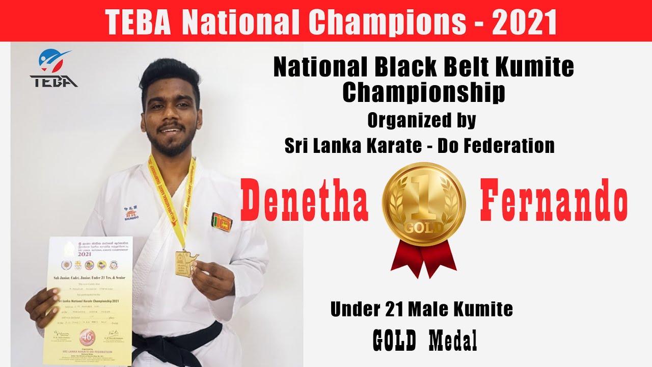 National Black Belt Kumite Championship 2021 - Denetha Fernando ( 5th ...