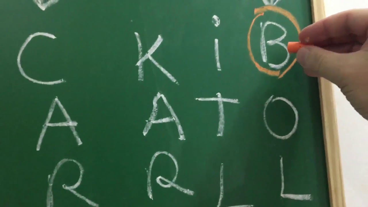 ForYourKids(FYK): Caça letras - Letter Game - YouTube