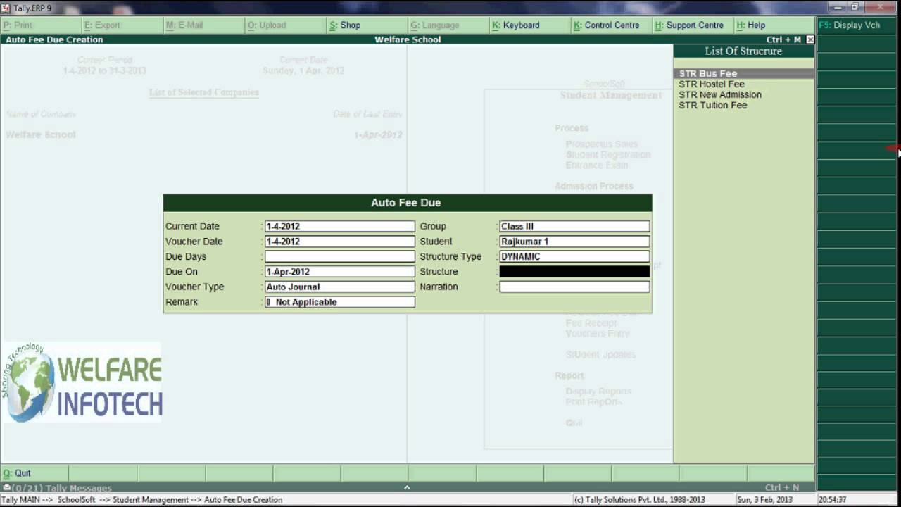 Smart Fee Management in SchoolSoft 2013 (+91-9755514444) - YouTube