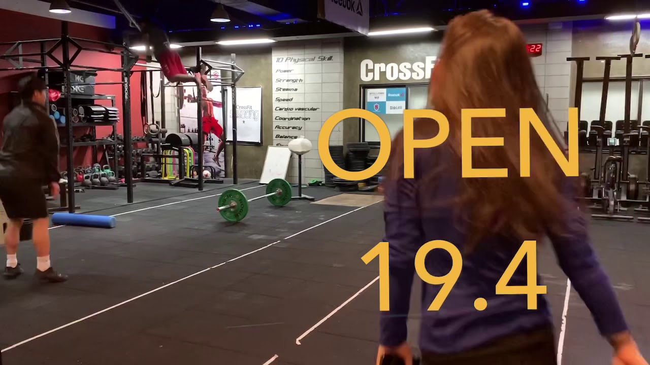 CrossFit Open 19.4 (1) Record: 113Reps (크로스핏 오픈19.4) - YouTube