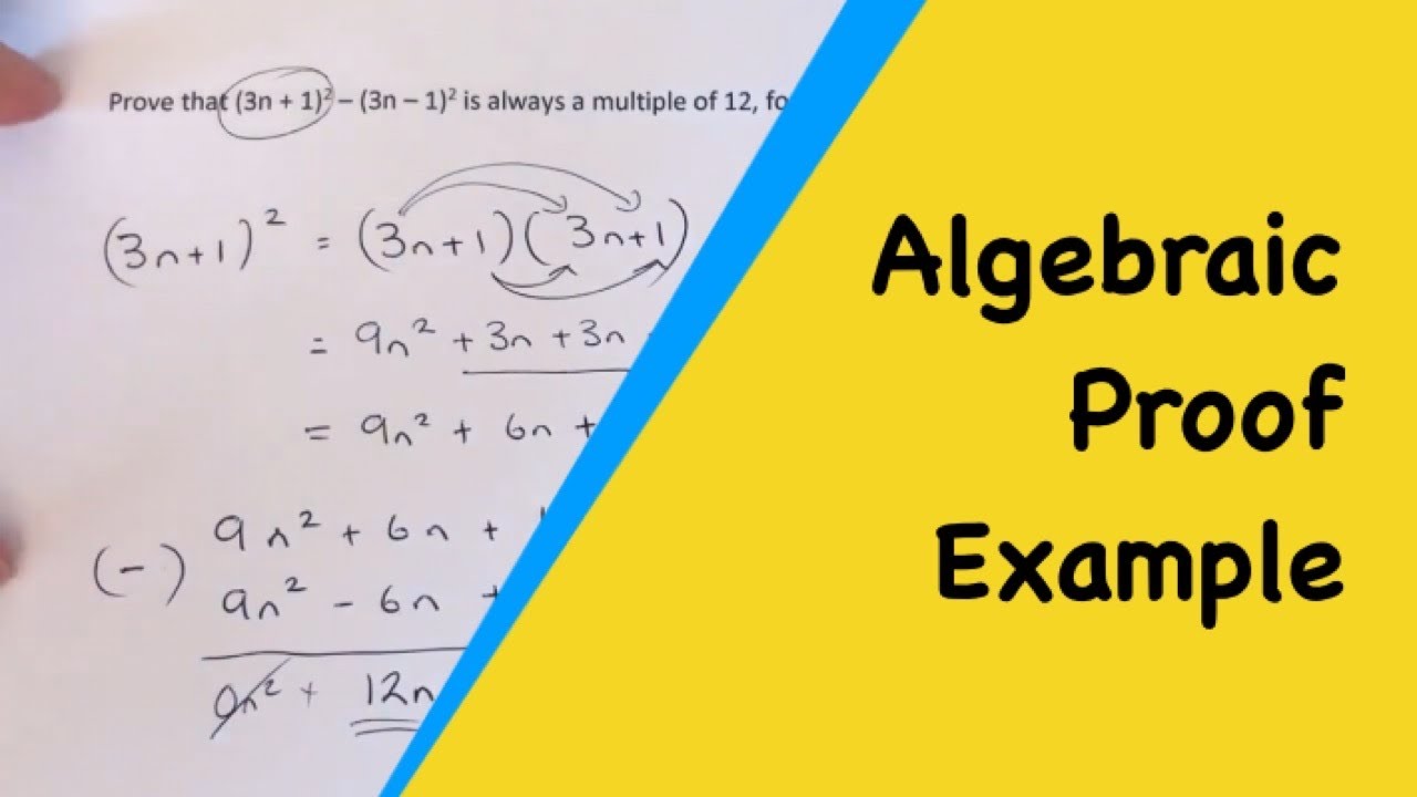 Maths Proof Prove That 3n 1 2 3n 1 2 Is Always A Multiple Of 12 Maths Proof Prove That 3n 1 2 3n 1 2 Is Always A Multiple Of 12