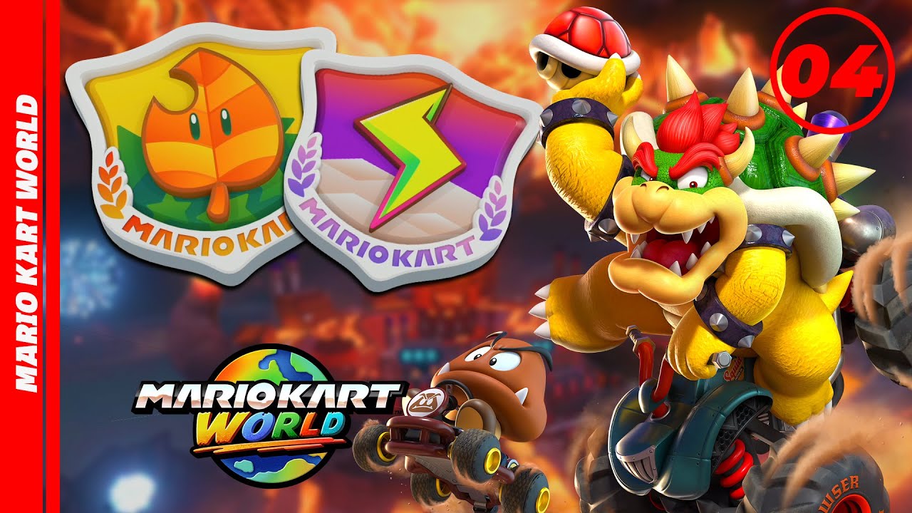 Mario Kart World : Episode 04, 🏆Coupe Feuille 🌿et Eclair ⚡ - YouTube