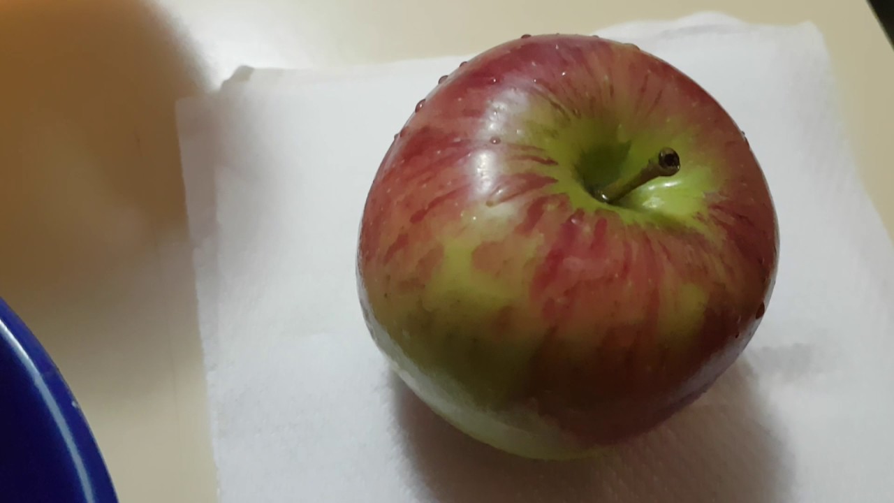 Waxed apple - YouTube