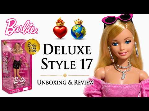 🤩 RARE FIND! Barbie Deluxe Style 17 Superstar Barbie EXCLUSIVE DOLL 👑 ECW 🌍 Unboxing & Review