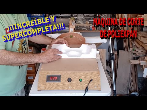Como hacer maquina para cortar poliespan. Muy completa. No hay otra igual. Make hot wire foam cutter