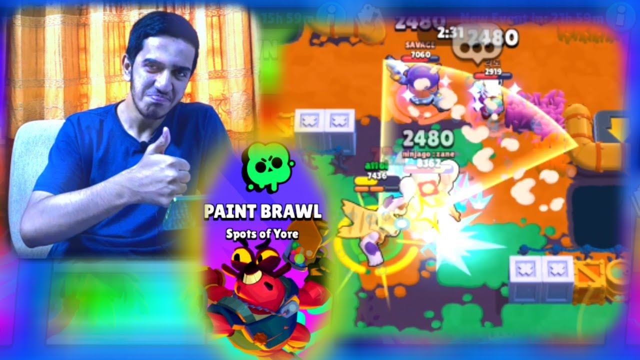 Having super fun in Paint Brawl with Frank - Brawl Stars - YouTube