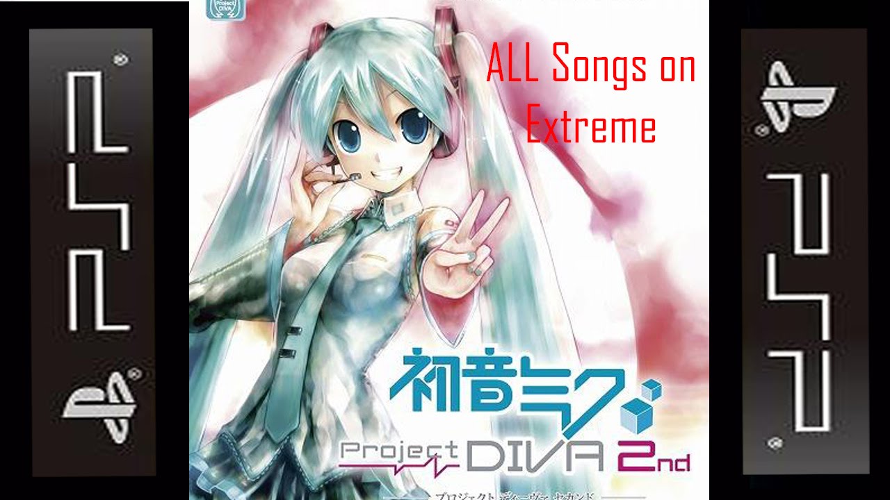 Hatsune Miku: Project Diva 2nd - All Songs on Extreme [Stream Recording ...
