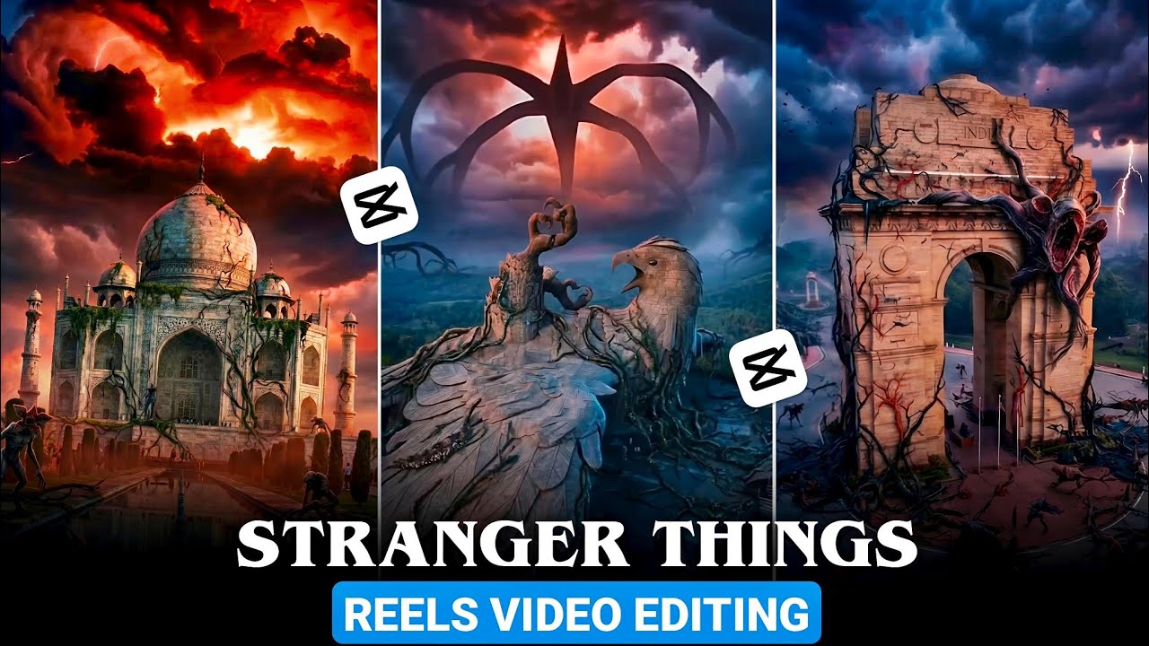 Trending Stranger Things Transition Reels Tutorial 🤩| Instagram Viral ...