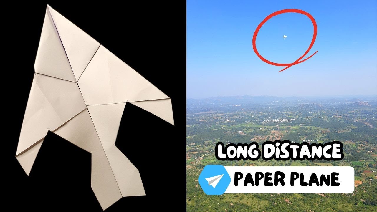 How to Make a Paper Airplane That Flies Over 100 Feet! | The Destiny ...