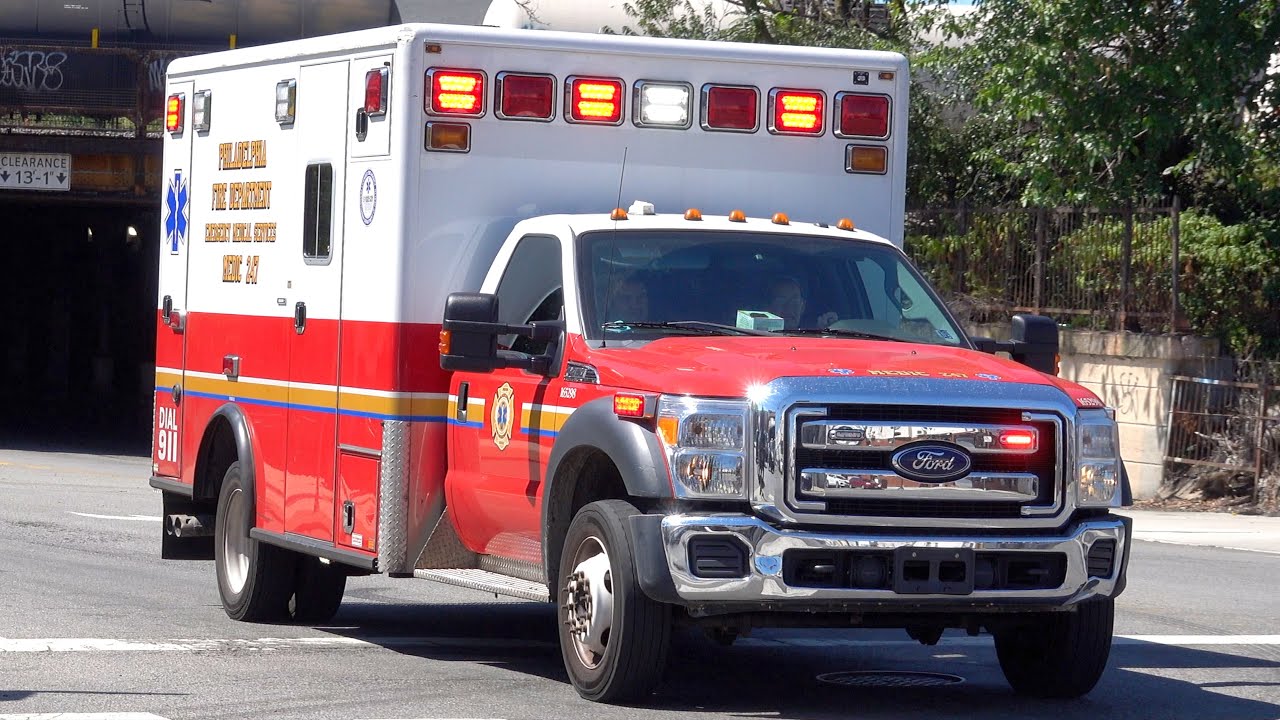 Philadelphia Fire Department Medic 31 Responding - YouTube