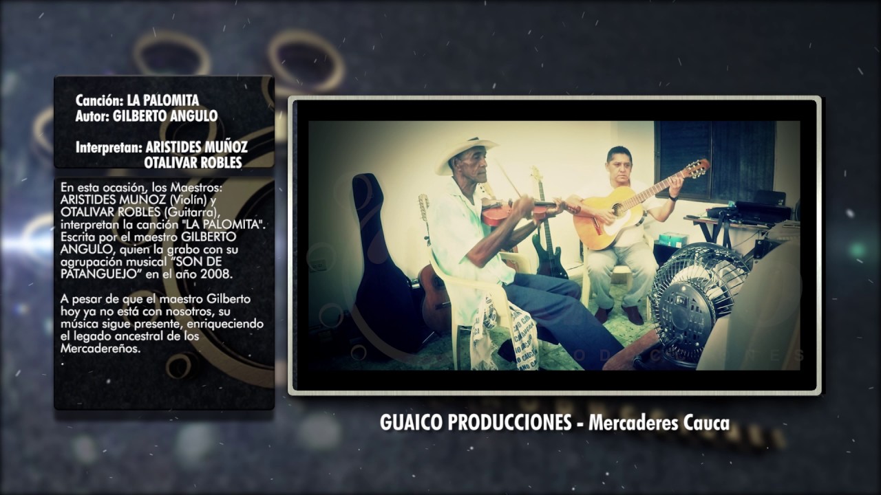 LA PALOMITA - Gilberto Angulo (Versión Violín y Guitarra) - YouTube