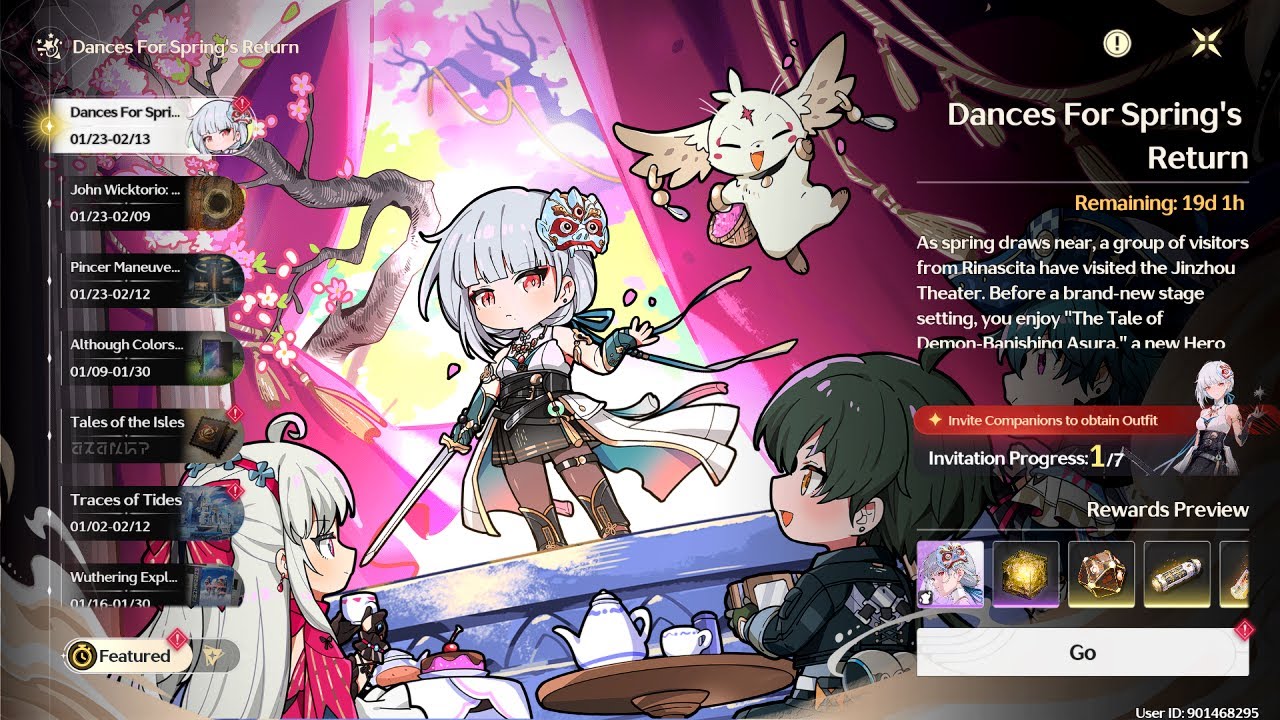 Dances For Spring's Return Day 1 | Wuthering Waves - YouTube