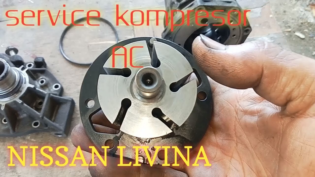 SERVICE KOMPRESOR AC NISSAN LIVINA - YouTube