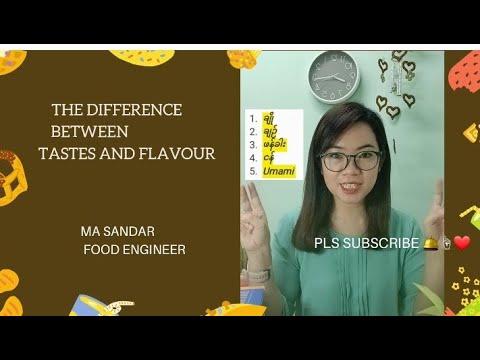 "The difference between taste and flavour" - YouTube