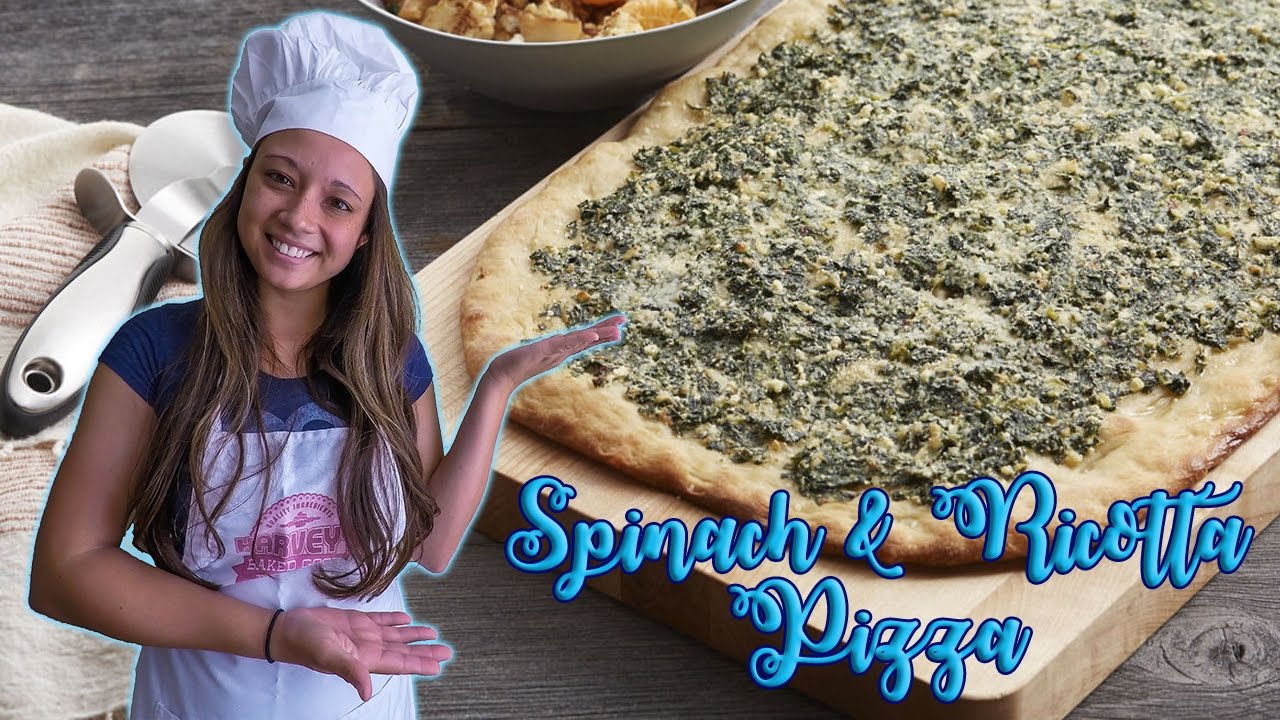 Cooking with Kay-Ann #11 (Spinach & Ricotta Pizza) - YouTube