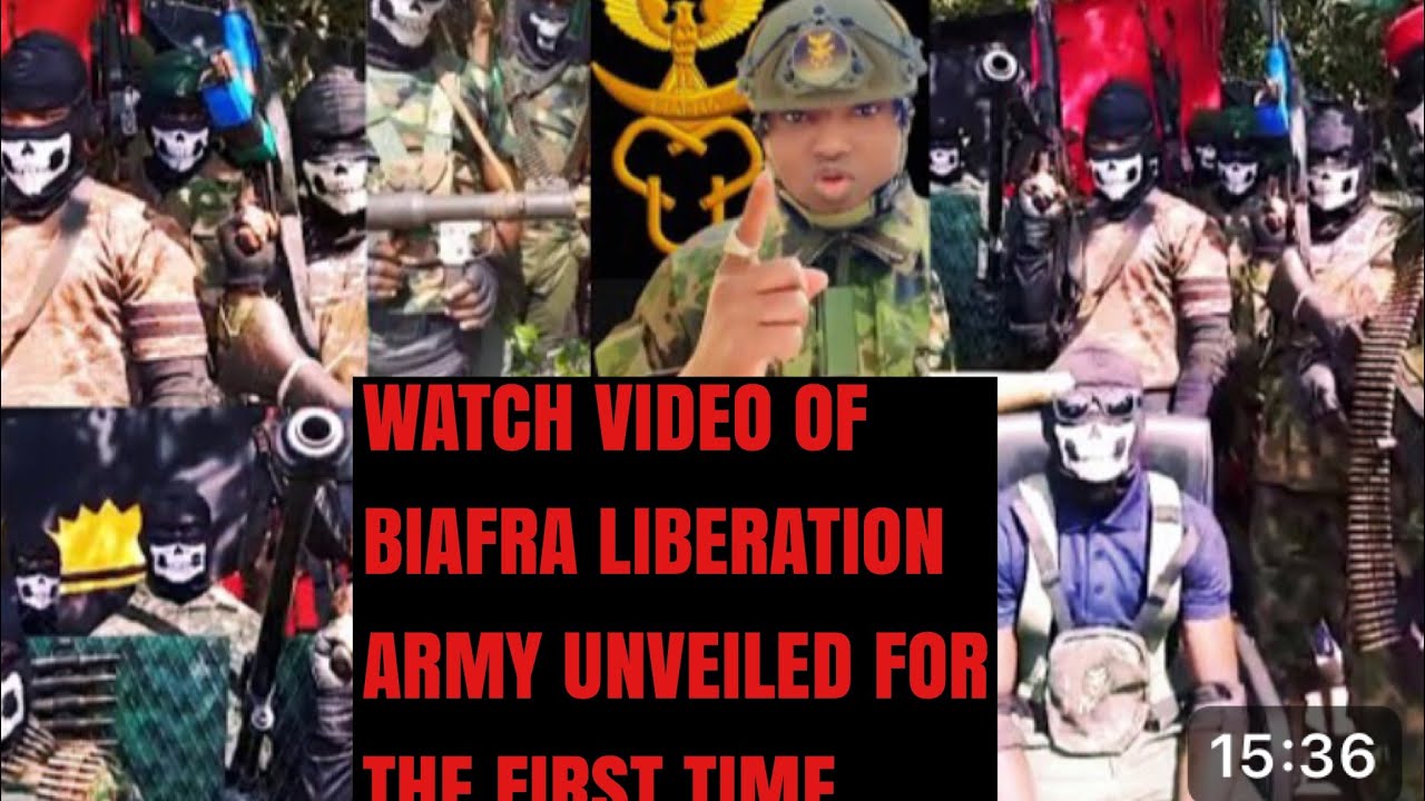 JUST NOW : FIRST VIDEO OF BIAFRA LIBERATION ARMY UNVEILE, SET TO BE ...