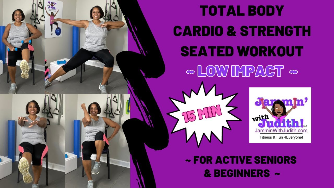 Total Body Cardio & Strength Workout for Seniors & Beginners: 15-Min ...