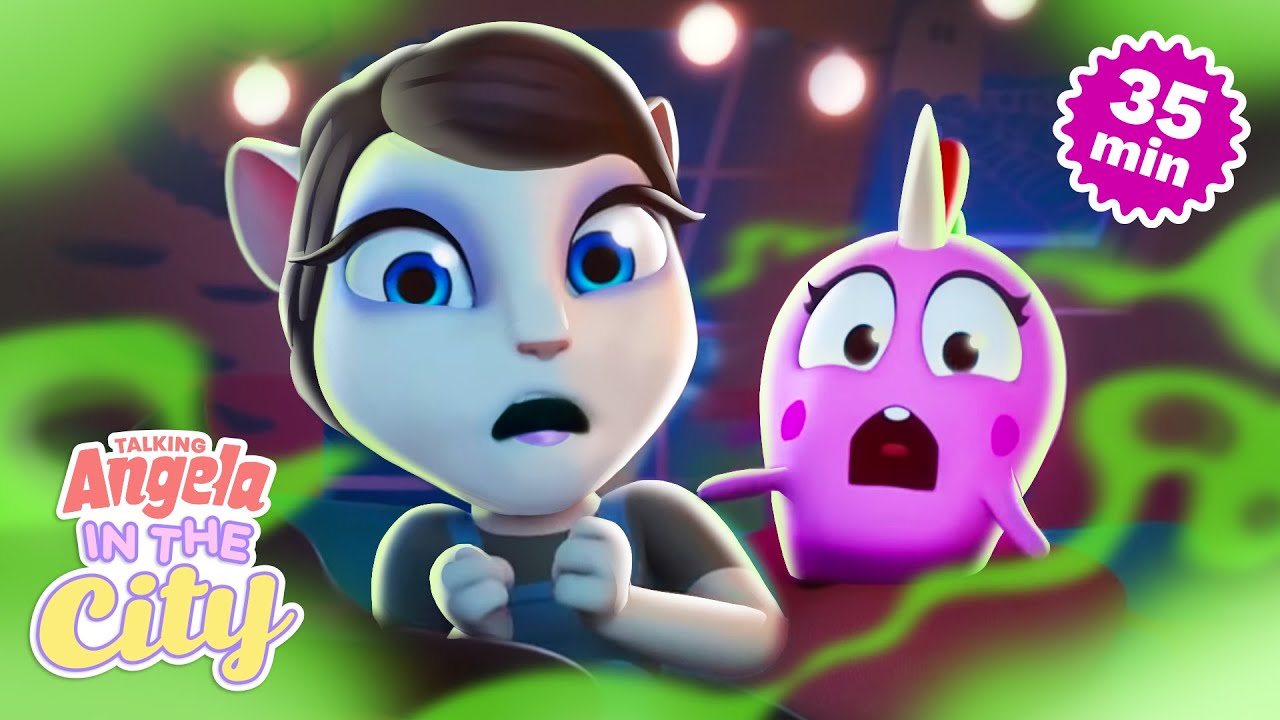Spooky Halloween Vibes 👻🍬 Talking Angela: In The City Cartoon ...