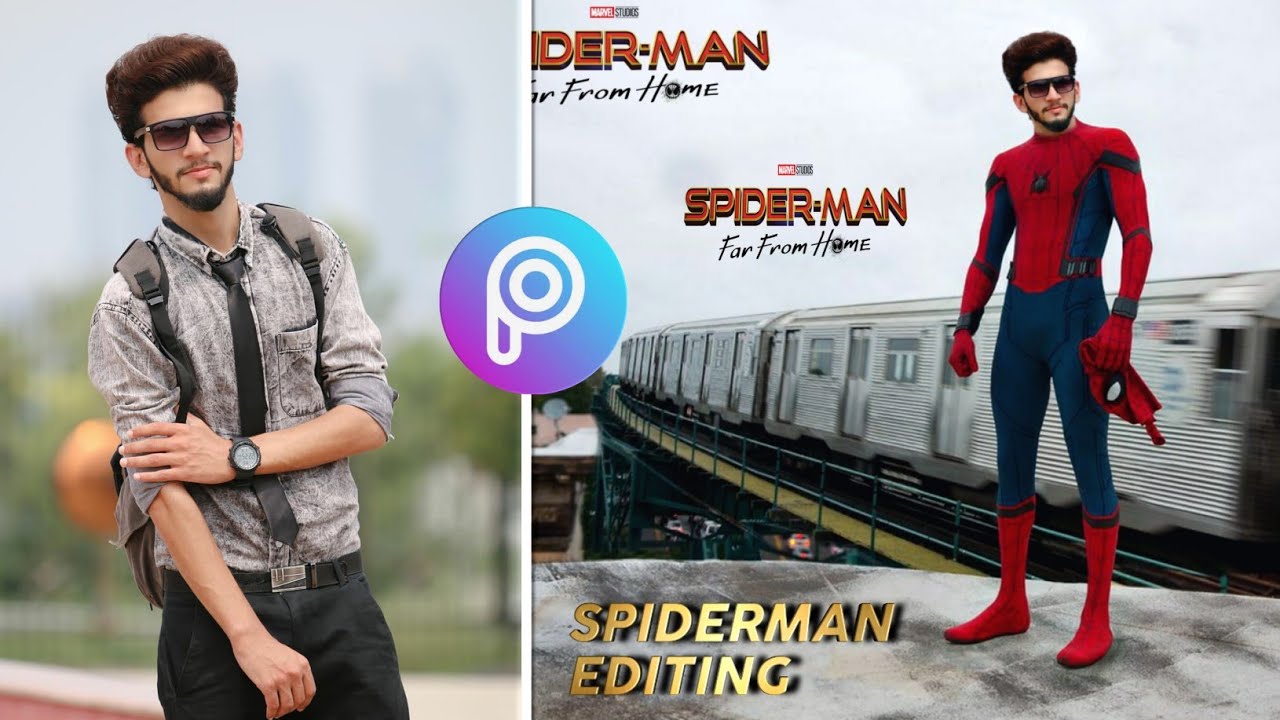 Spiderman photo editing how to edit your photo in your phone by ishi ...