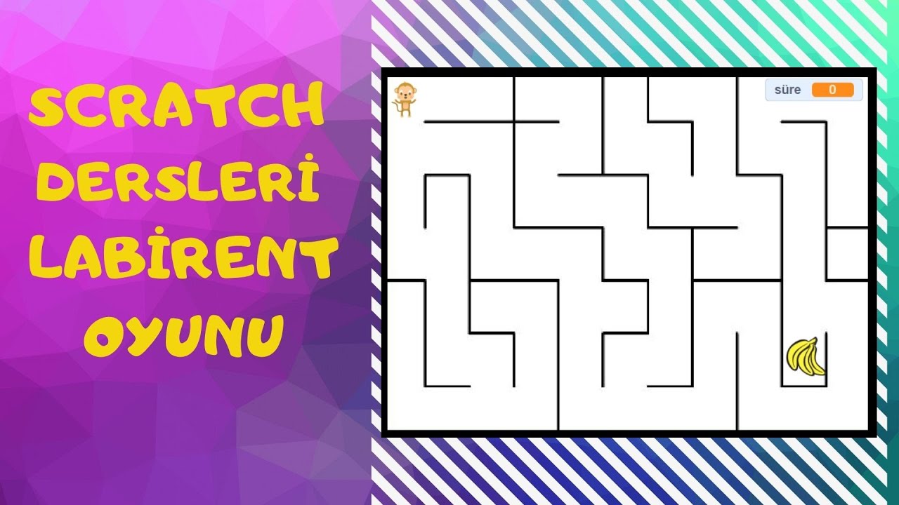 Scratch Dersleri - Labirent oyunu - YouTube