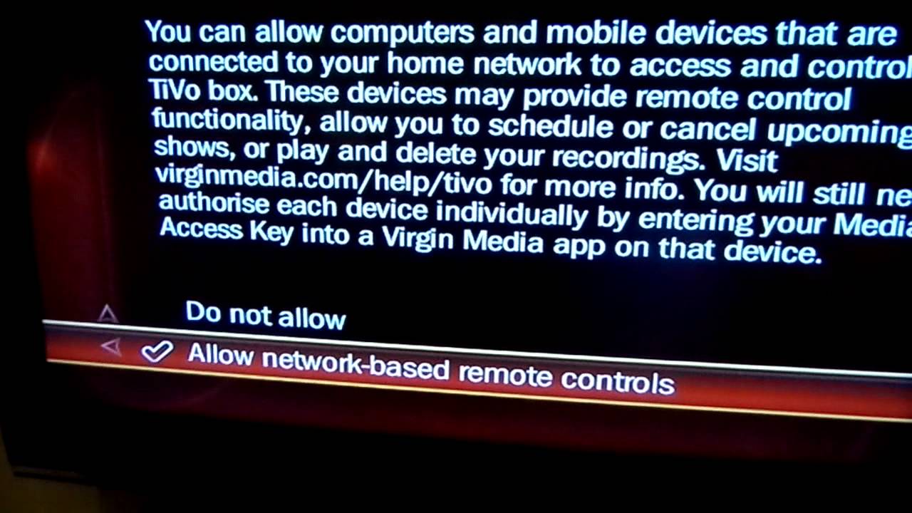 Virgin Tivo Remote - YouTube