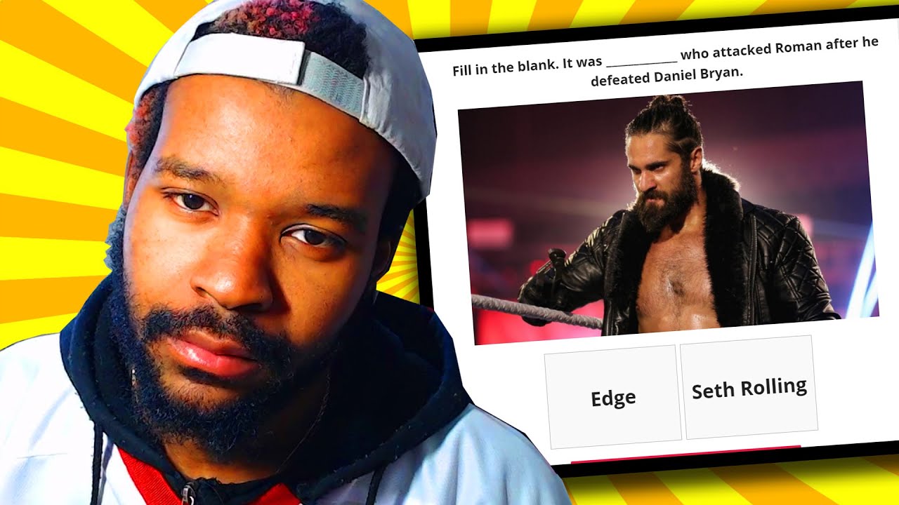 I TOOK THE ULTIMATE 2021 WWE QUIZ.. - YouTube