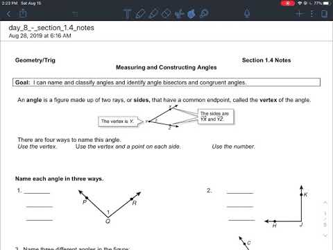 Geometry: measuring angles - YouTube