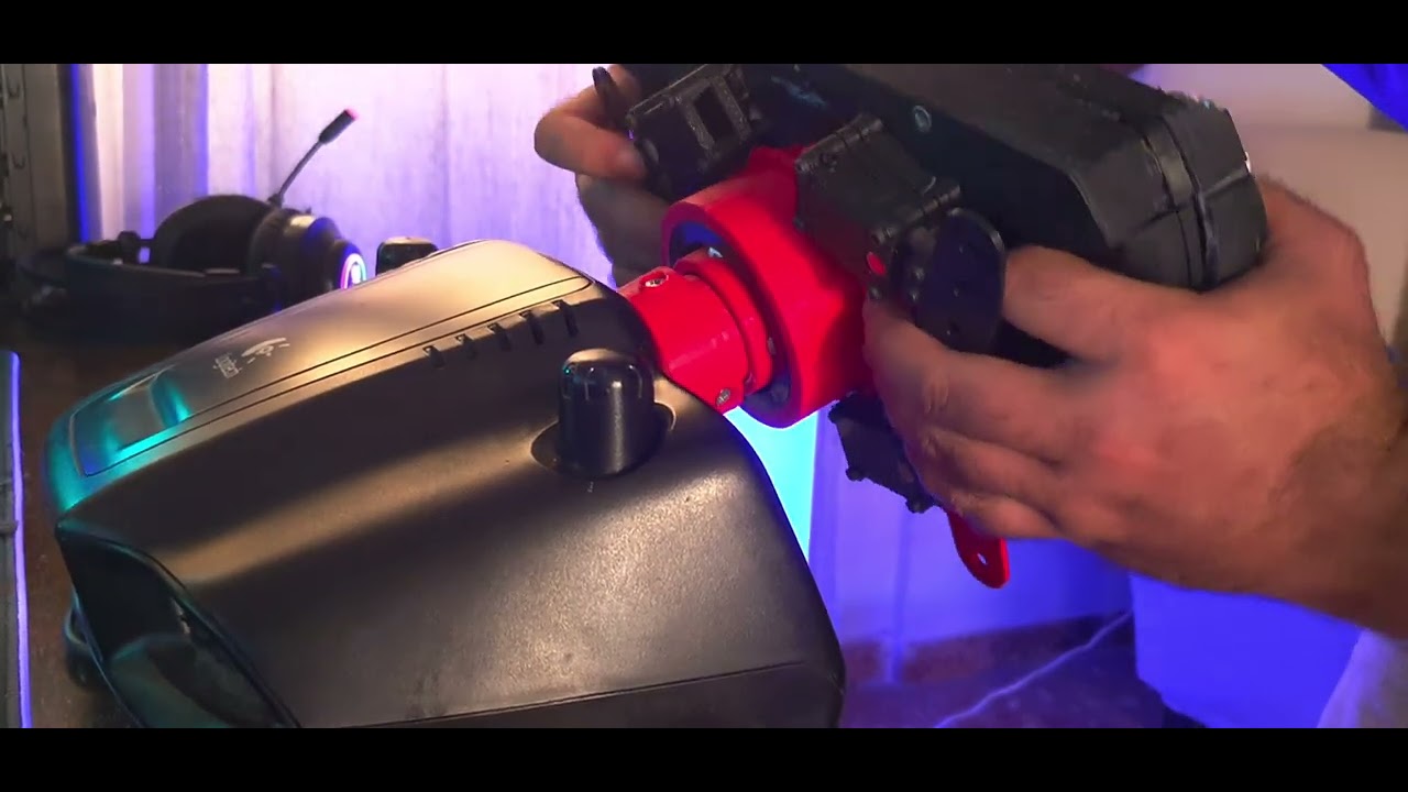 Quick release para Logitech G27 impreso en 3D con conector DB9 - YouTube