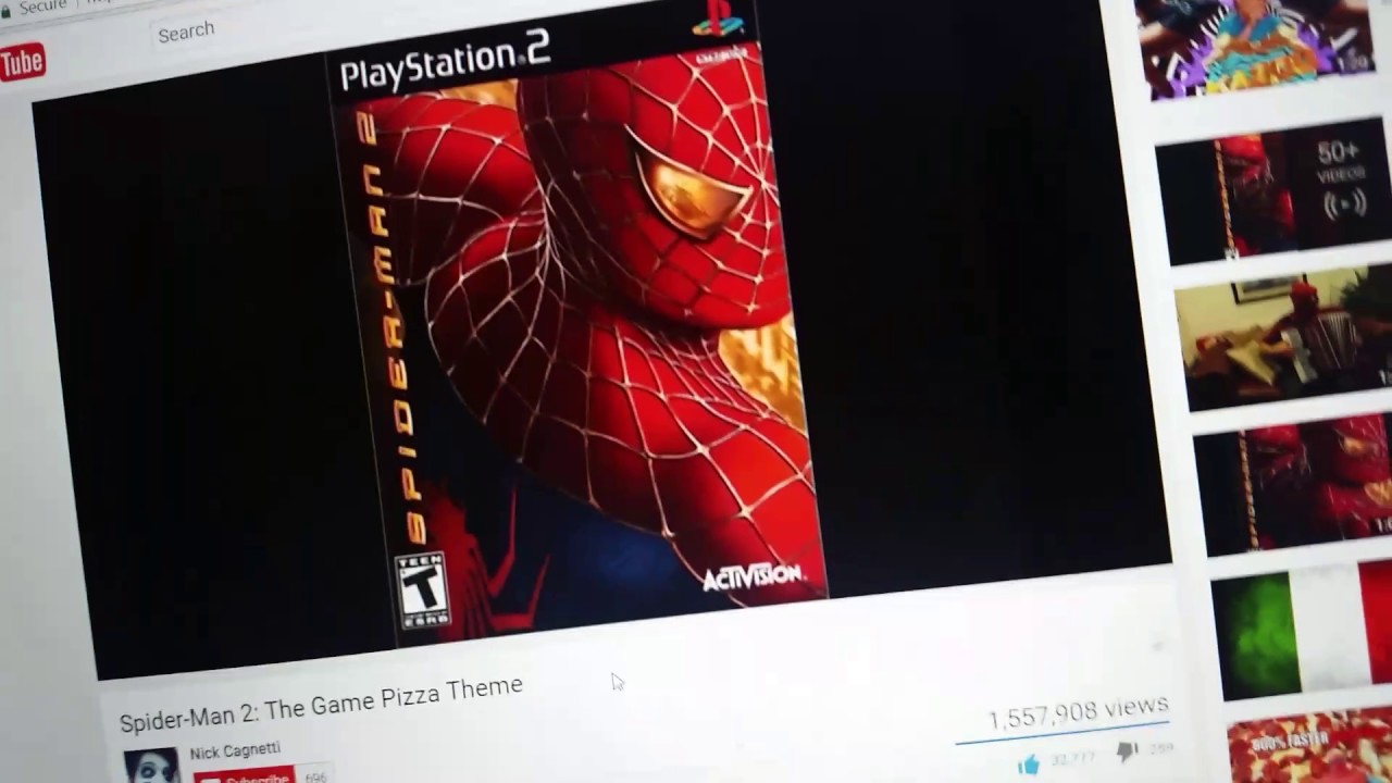 Spider Man 2 Pizza Theme PS2 - MUSIC REVIEW - YouTube