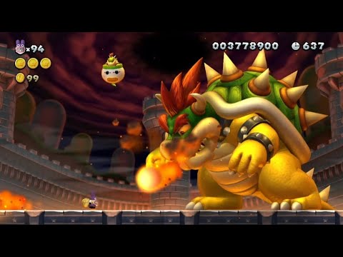 Nsmb U Deluxe Final Boss Fight (With Nabbit) | New Super Mario Bros U ...