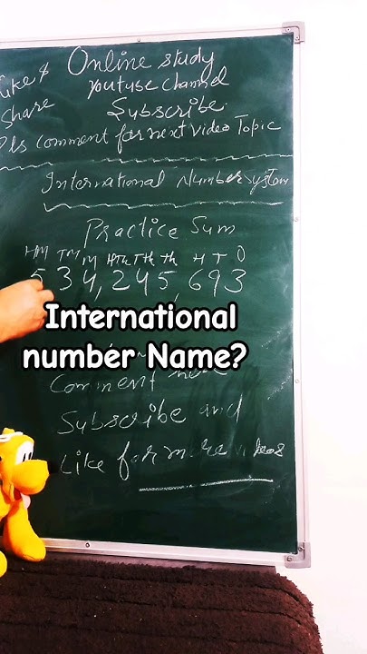 International system number name what is international number ...