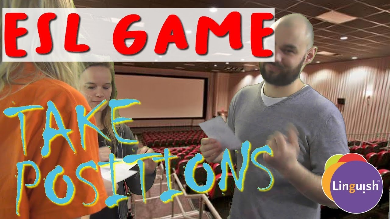 Linguish ESL Games // Take positions // LT337 - YouTube