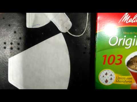 Homemade Mask Using Coffee Filter - Corona Vírus - YouTube