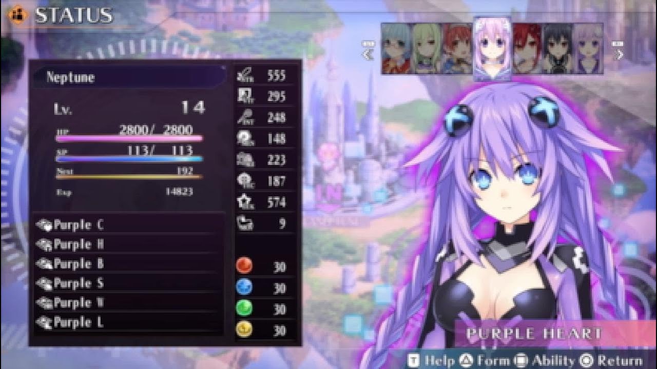neptunia reverse playable characters - YouTube