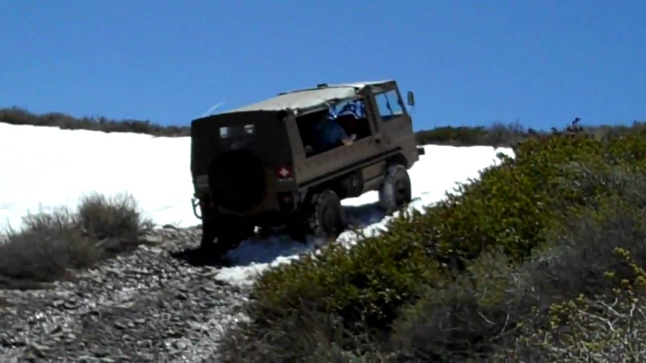 Pinzgauer on the Barney-Riley Trail 1 - YouTube