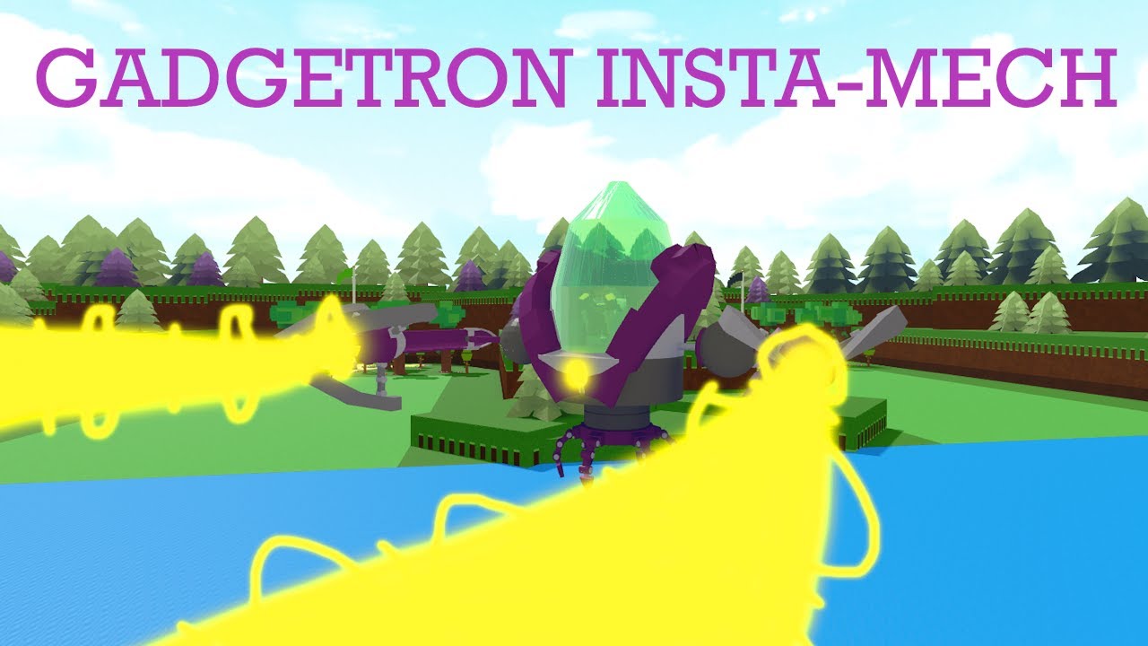 Gadgetron insta-mech showcase (Build A Boat) - YouTube