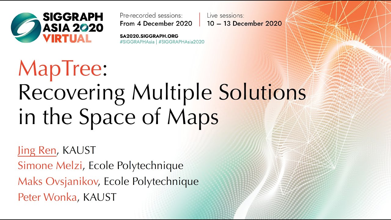 [SIGGRAPH Asia 2020] MapTree: Recovering Multiple Solutions in the ...