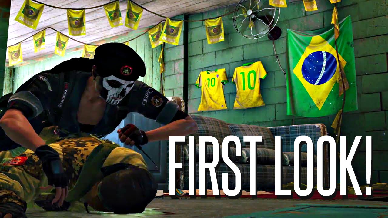 First Ranked Match On Favela! - Rainbow Six Siege - YouTube