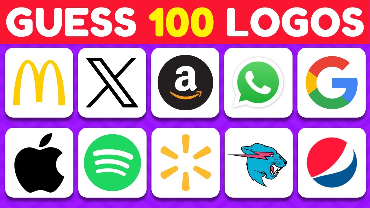 Guess The Logos In 3 Seconds: Can You Identify These 100 Famous Brands ...