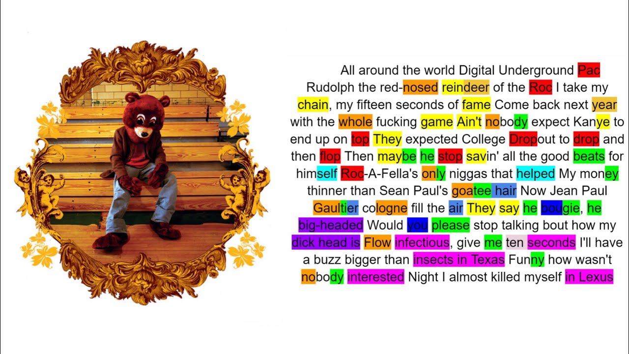 Kanye West on Last Call (Rhymes Highlighted 041) - YouTube
