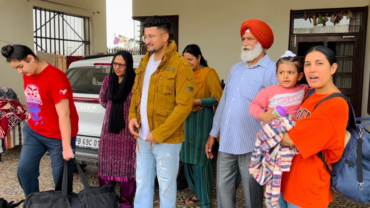 Last Day in India | Saying Goodbye To Family | Ready for Canada - YouTube